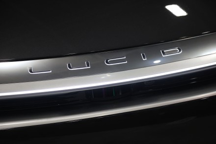 Close View Front Lucid Electric Vehicle Editorial Stock Photo - Stock ...