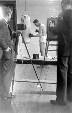 Professional Boxer Joe Louis Training Gym Editorial Stock Photo - Stock ...