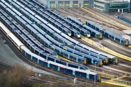 Southeastern Trains Laid Rail Depot Ashford Editorial Stock Photo ...