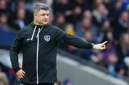 Portsmouth Caretaker Manager Simon Bassey Editorial Stock Photo - Stock ...