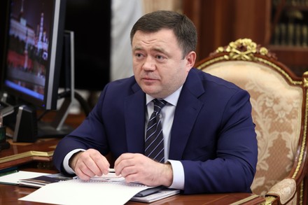 Ceo Promsvyazbank Petr Fradkov During Meeting Editorial Stock Photo ...