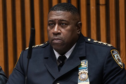 Nypd Chief Department Jeffrey Maddrey Attends Editorial Stock Photo ...