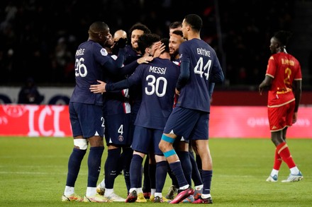 Lionel Messi Psg Puts His Side Editorial Stock Photo - Stock Image ...