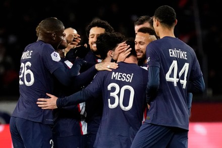 Lionel Messi Psg Puts His Side Editorial Stock Photo - Stock Image ...
