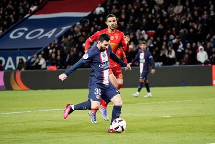 Lionel Messi Psg Puts His Side Editorial Stock Photo - Stock Image ...
