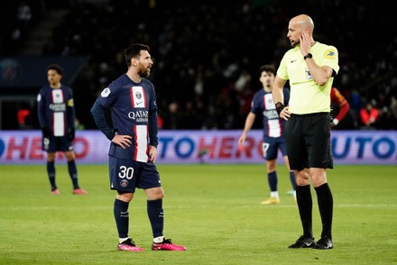 Lionel Messi Psg Waits Referee Eric Editorial Stock Photo - Stock Image ...