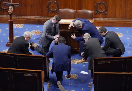Republican Members Pray House Chamber Before Editorial Stock Photo ...