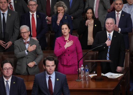 Republican Members House Representatives Recite Pledge Editorial Stock ...