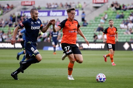 Joseph Knowles Brisbane Roar During Aleague Editorial Stock Photo ...