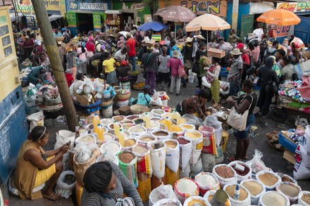 People Shop Goods Market Portauprince Haiti Editorial Stock Photo ...
