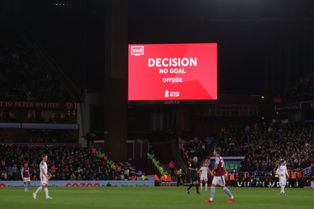 Var Screen No Goal Offside Editorial Stock Photo - Stock Image ...