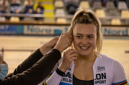 Mathilde Gros Womens Sprint During Track Editorial Stock Photo - Stock ...