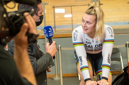 Mathilde Gros Womens Sprint During Track Editorial Stock Photo - Stock ...