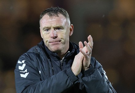 Manager Graham Coughlan Newport County Looking Editorial Stock Photo ...