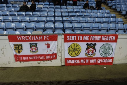 Wrexham Afc Fans Put Flags Supporting Editorial Stock Photo - Stock ...