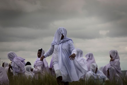 Members Shembe Church Gather On Top Editorial Stock Photo - Stock Image ...