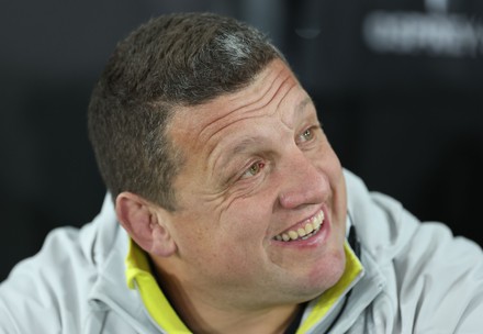 Ospreys Head Coach Toby Booth During Editorial Stock Photo - Stock ...