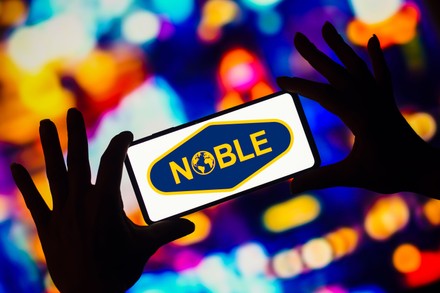 This Photo Illustration Noble Corporation Plc Editorial Stock Photo ...