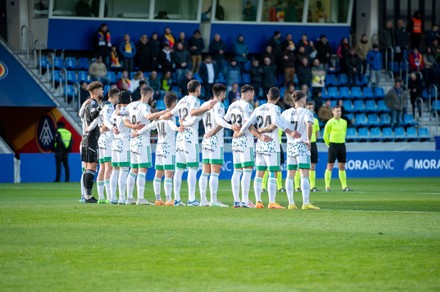 Fc Andorra Players Celebrates After Scoring Editorial Stock Photo ...