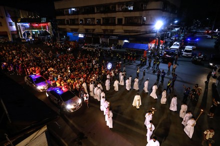 Catholic Devotees Join Procession Held Before Editorial Stock Photo ...