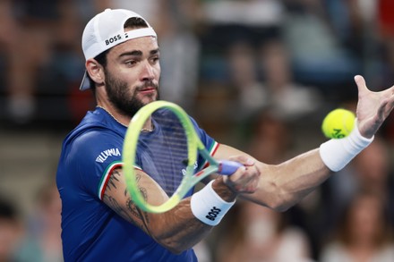 Matteo Berrettini Italy Action Against Taylor Editorial Stock Photo - Stock Image | Shutterstock