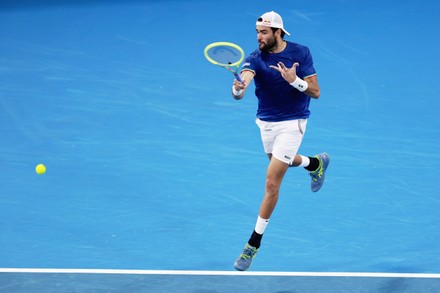 Matteo Berrettini Italy Action Against Taylor Editorial Stock Photo - Stock Image | Shutterstock
