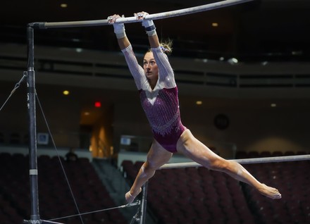 Oklahomas Audrey Davis Competes On Uneven Editorial Stock Photo - Stock ...