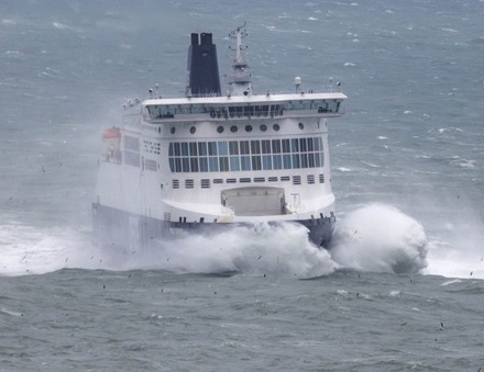 Isle Inisheer Irish Ferry Operating Calais Editorial Stock Photo ...
