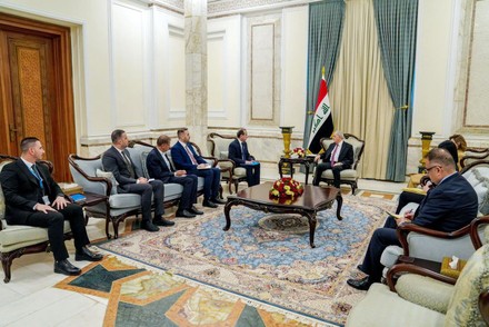 Iraqi President Abdul Latif Rashid Meets Editorial Stock Photo - Stock ...