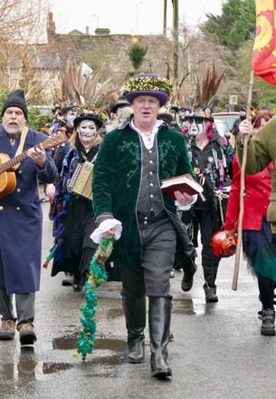 Armaleggan Morris Dancers Ceremony Wassail Ceremony Editorial Stock ...