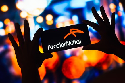 This Photo Illustration Arcelormittal Sa Logo Editorial Stock Photo - Stock Image | Shutterstock
