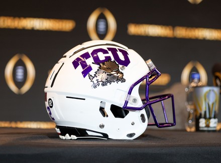 Inglewood Ca Tcu Horned Frog Helmet Editorial Stock Photo - Stock Image ...