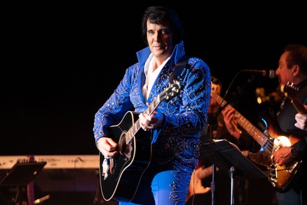 Elvis Impersonator Moses Snow Performs Part Editorial Stock Photo ...