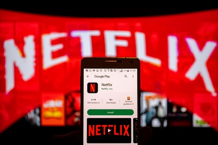 Netflix Displayed On Screen Netflix Login Editorial Stock Photo - Stock ...