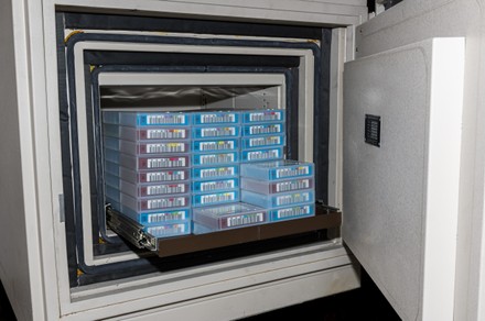 Data Backup Tapes Protected Safe Vault Editorial Stock Photo - Stock ...