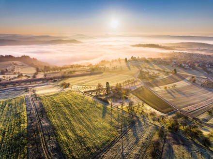 Germany Badenwuerttemberg Region Swabian Forest Rural Editorial Stock ...