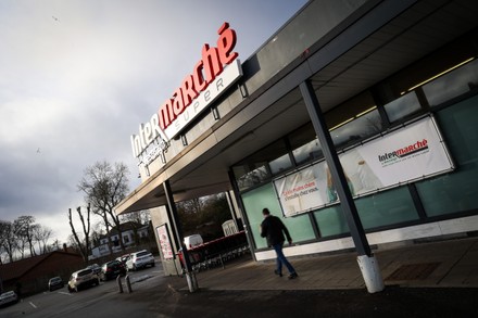 Illustration Shows Intermarche By Mestdagh Supermarket Editorial Stock ...