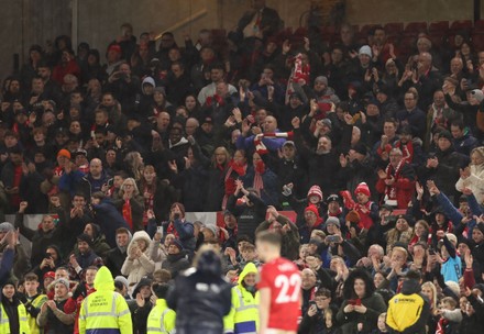 Nottingham Forest Fans Celebrate Editorial Stock Photo - Stock Image ...
