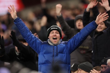 Nottingham Forest Fan Reacts Editorial Stock Photo - Stock Image ...