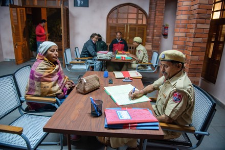 Artist Performing Film Set Police Station Editorial Stock Photo - Stock ...
