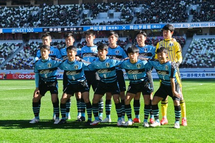 Okayama Gakugeikan Team Group Lineup Football Editorial Stock Photo ...