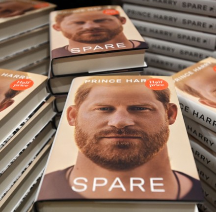Poster Announces Prince Harrys New Book Editorial Stock Photo - Stock ...