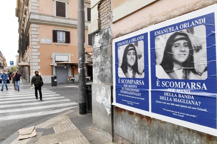 Missing Posters Emanuela Orlandi Rome Italy Editorial Stock Photo ...