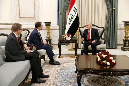Iraqi President Abdul Latif Rashid Receives Editorial Stock Photo ...