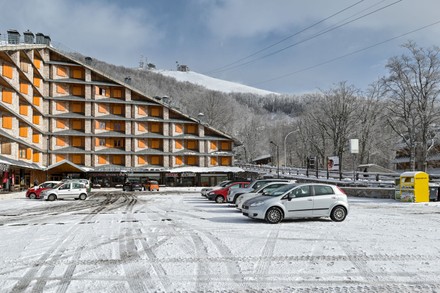Monte Terminillo 10 January 2023 Snowplow Editorial Stock Photo - Stock ...
