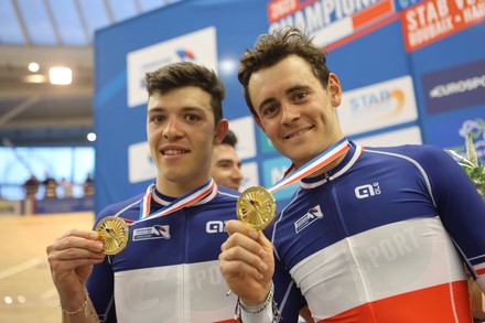 French Track Cycling Championship Velodrome De Editorial Stock Photo ...