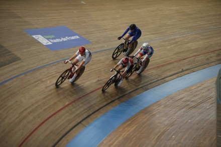 French Track Cycling Championship Velodrome De Editorial Stock Photo ...