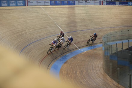 French Track Cycling Championship Velodrome De Editorial Stock Photo ...