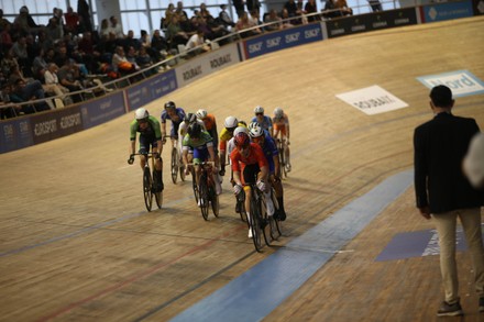 French Track Cycling Championship Velodrome De Editorial Stock Photo ...