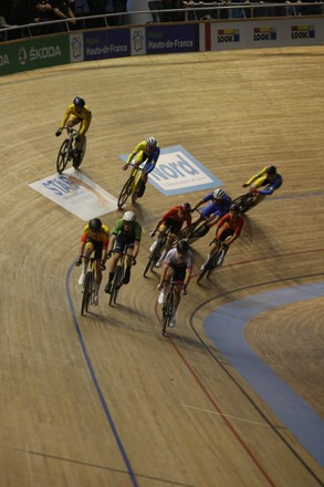French Track Cycling Championship Velodrome De Editorial Stock Photo ...